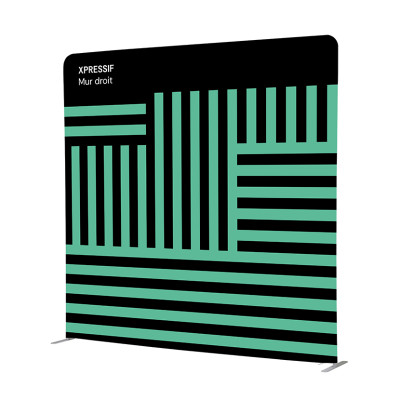 XPRESSIF Mur droit tubulaire | ExhiPro